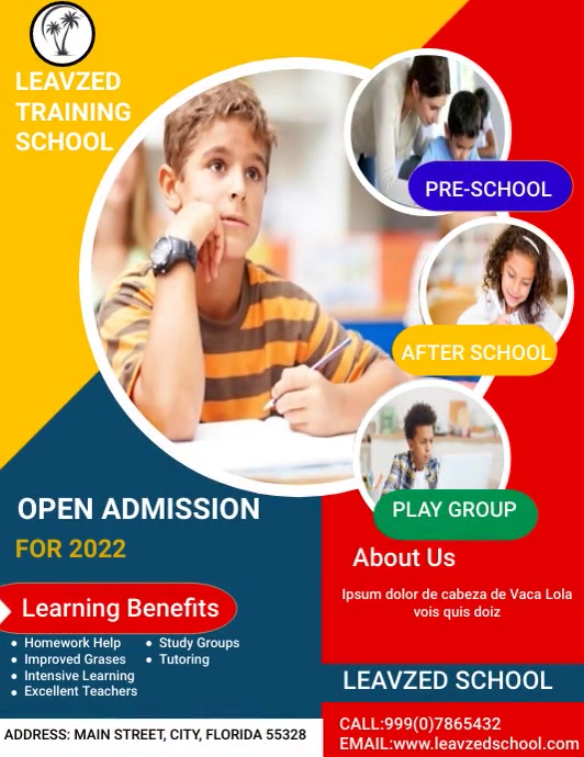 Copy of School flyer (1) | PosterMyWall