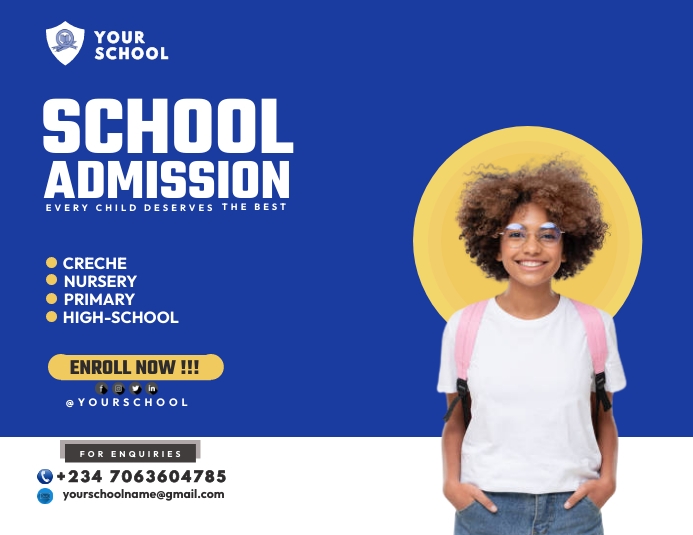 Copy of SCHOOL FLYER (25) | PosterMyWall