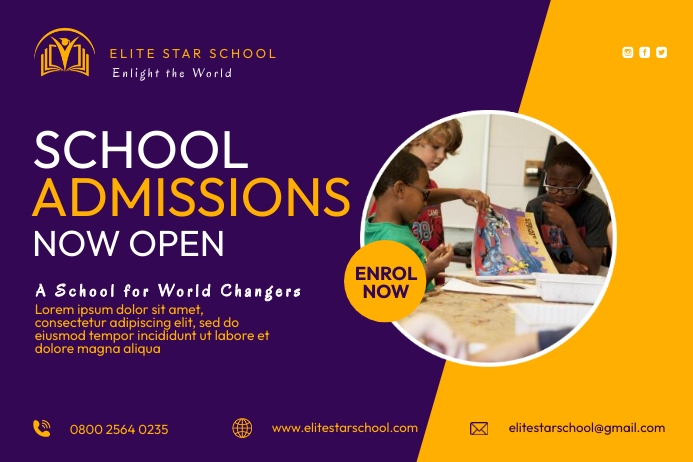 School flyer Template | PosterMyWall