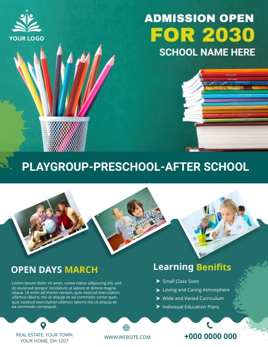 School Flyer Template | PosterMyWall