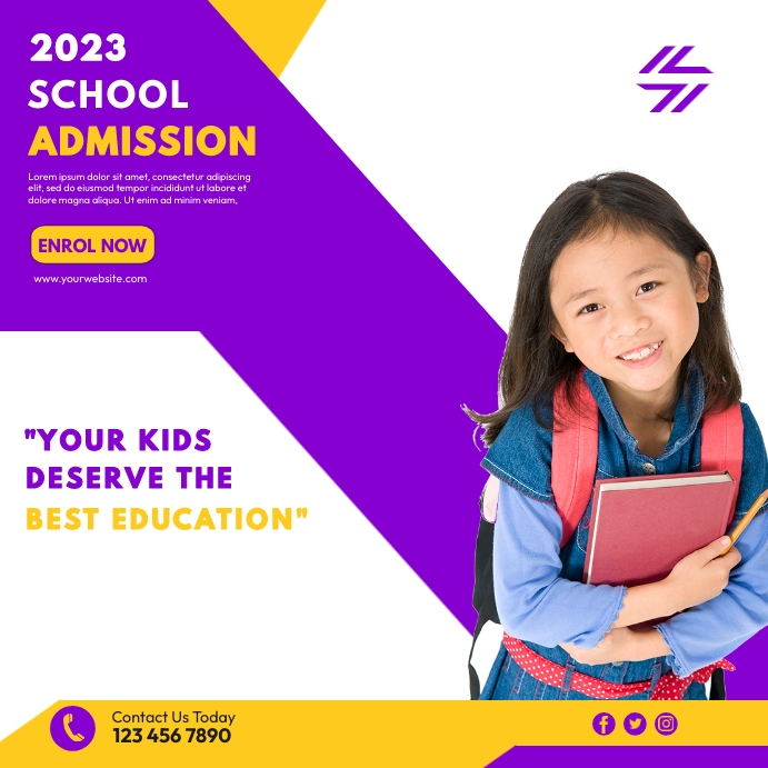 Plantilla de Folleto de La Escuela de | PosterMyWall