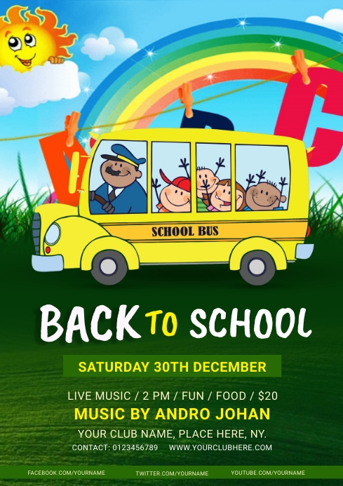 Copy of School Flyer | PosterMyWall