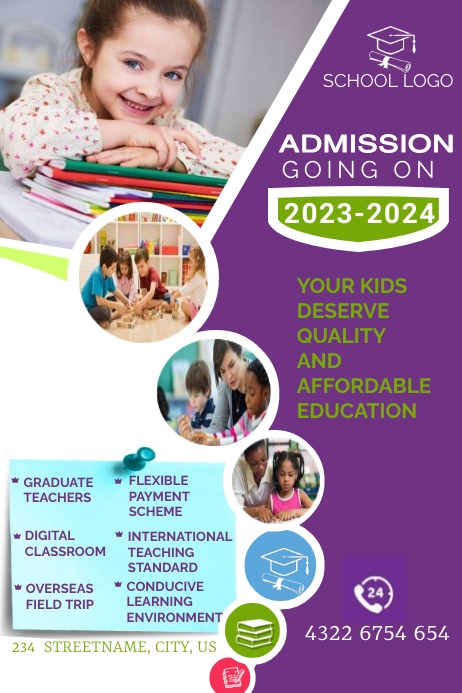 School Flyer Template | PosterMyWall