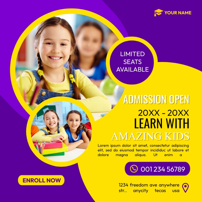 School flyer Template | PosterMyWall