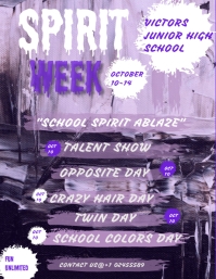 Spirit Week Flyer Template | PosterMyWall