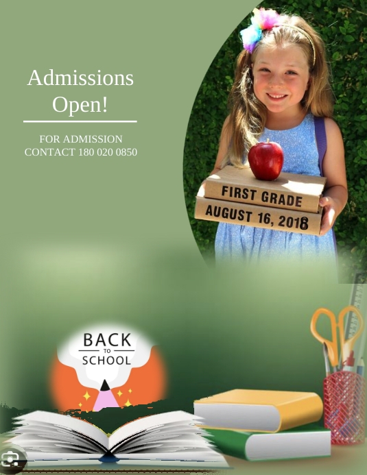 SCHOOL FLYER TEMPLATE | PosterMyWall