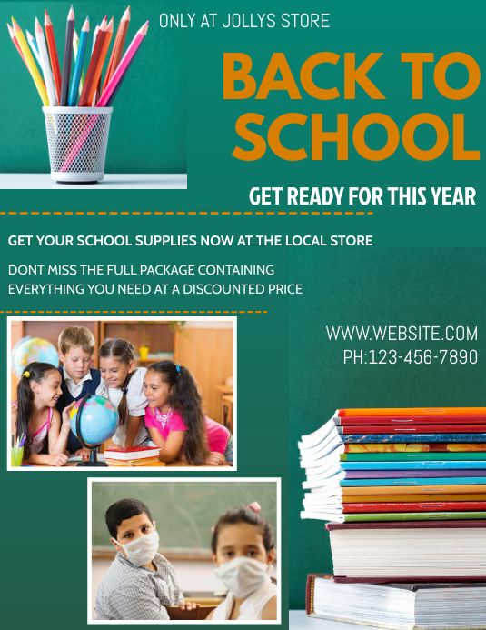 Copy of SCHOOL FLYER TEMPLATE | PosterMyWall