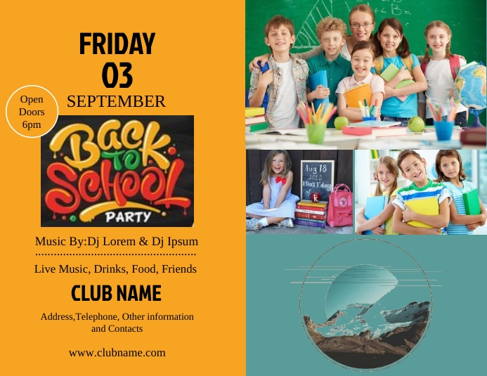 SCHOOL FLYER TEMPLATE | PosterMyWall