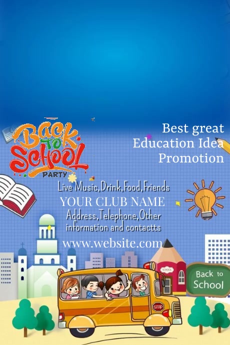 Copy of SCHOOL FLYER TEMPLATE | PosterMyWall