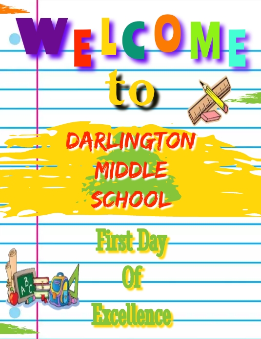 School Flyer Welcome Back Template | PosterMyWall