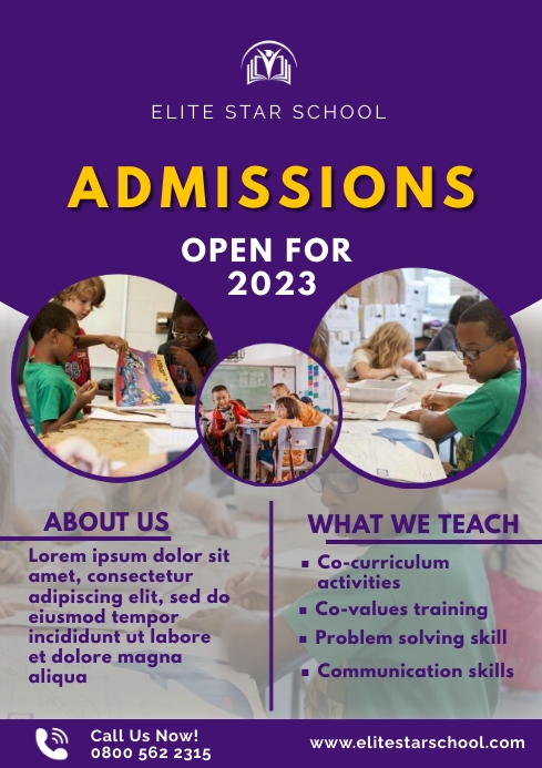 School Flyers Template Postermywall