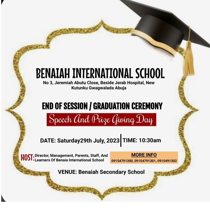 School graduation Template | PosterMyWall