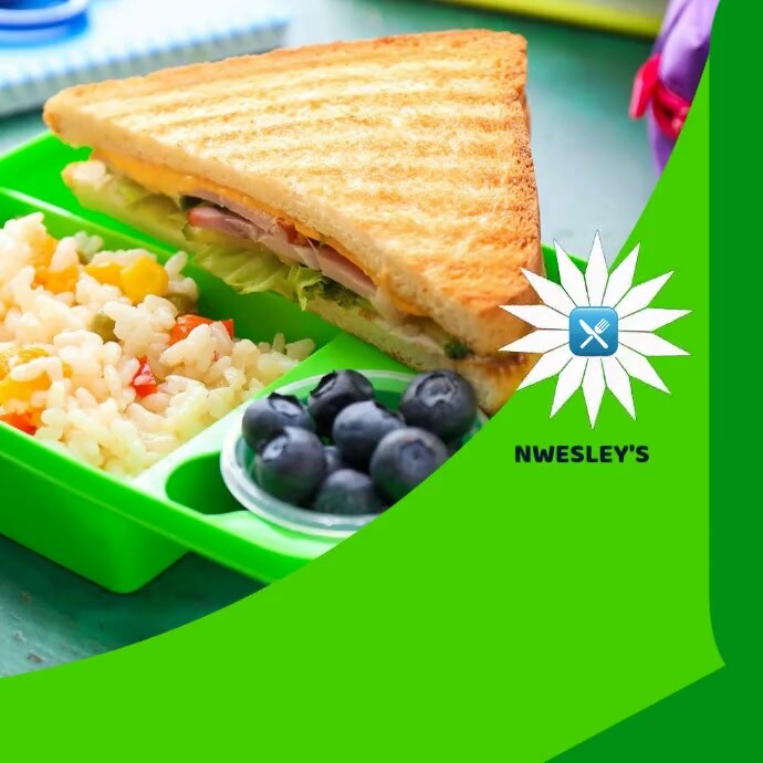Copy of School Lunch Box | PosterMyWall