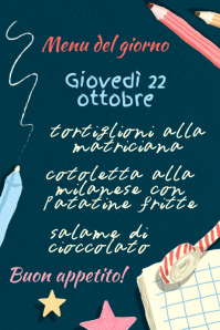 School Menu Template 5 | PosterMyWall