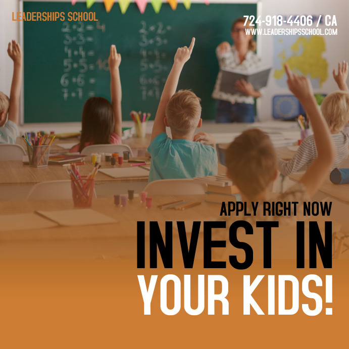 school of leaders 3 Template | PosterMyWall