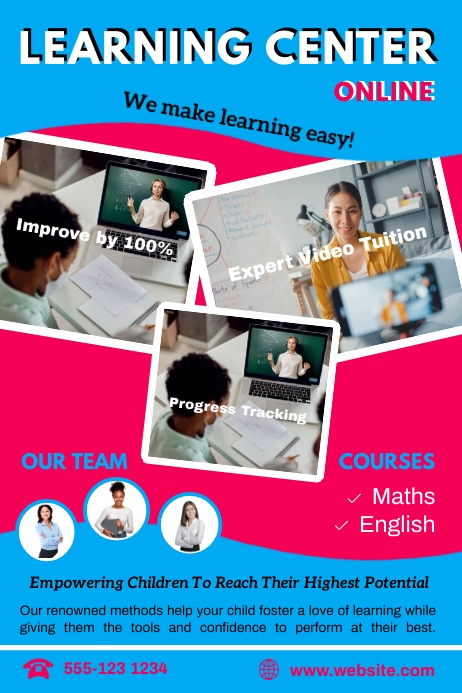 School Online poster template | PosterMyWall