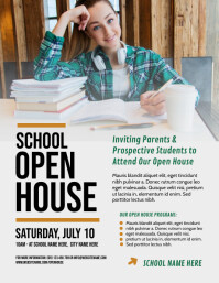 College Open House Flyer Template | PosterMyWall