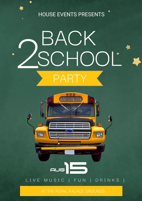 School party Flyers Template | PosterMyWall