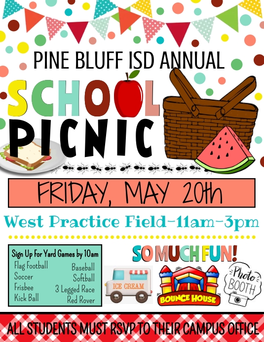 SCHOOL PICNIC FLYER Template | PosterMyWall