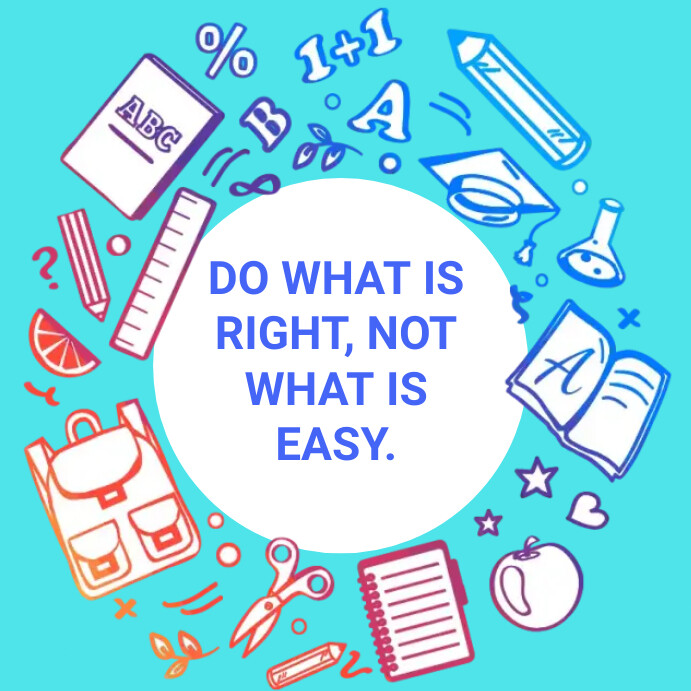 School Poster and Quote, Template | PosterMyWall