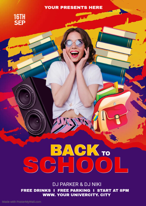 SCHOOL POSTER Template | PosterMyWall