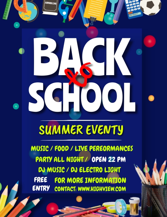 Copy of school poster | PosterMyWall