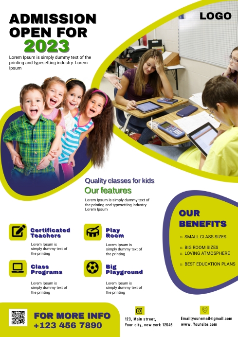 SCHOOL POSTER Template | PosterMyWall