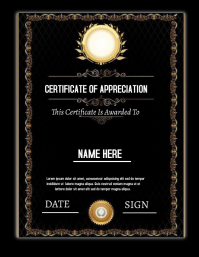 CERTIFICATE Template | PosterMyWall