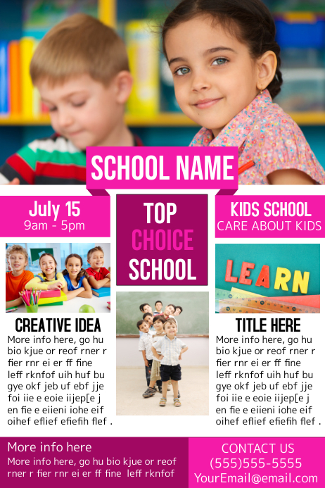 Copy of School poster | PosterMyWall