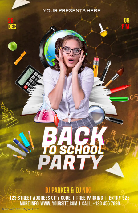SCHOOL POSTER Template | PosterMyWall