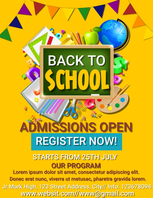 Copy of school poster | PosterMyWall