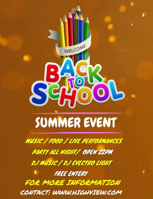 Copy of school poster | PosterMyWall