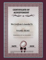 CERTIFICATE Template | PosterMyWall