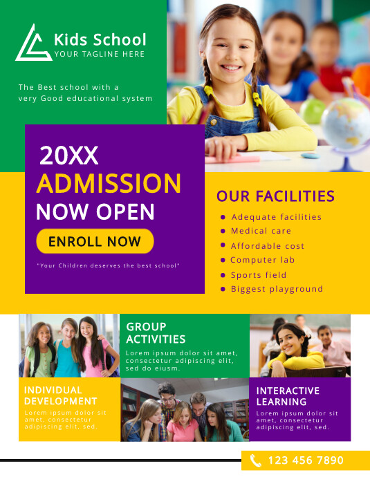 Modèle School poster | PosterMyWall