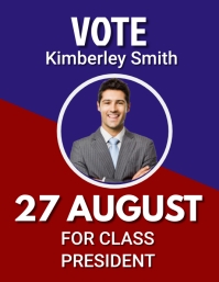 High School Student Council Election Poster Template | PosterMyWall