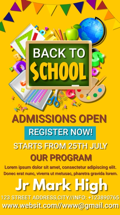 school poster Template | PosterMyWall
