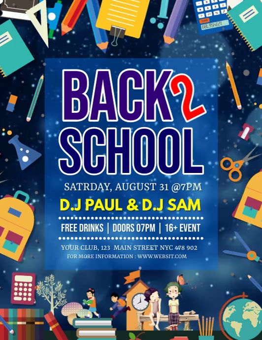 school poster Template | PosterMyWall