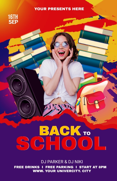 school POSTER Template | PosterMyWall