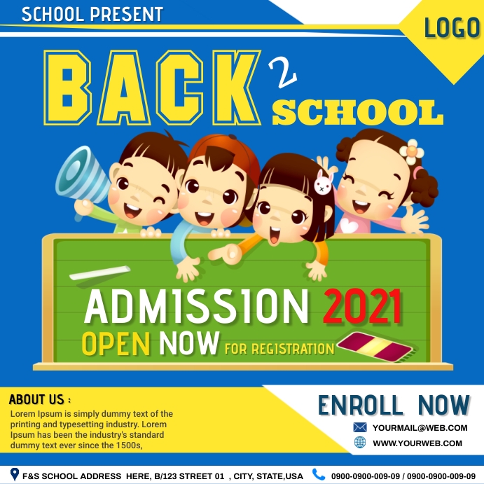 Modèle school poster | PosterMyWall