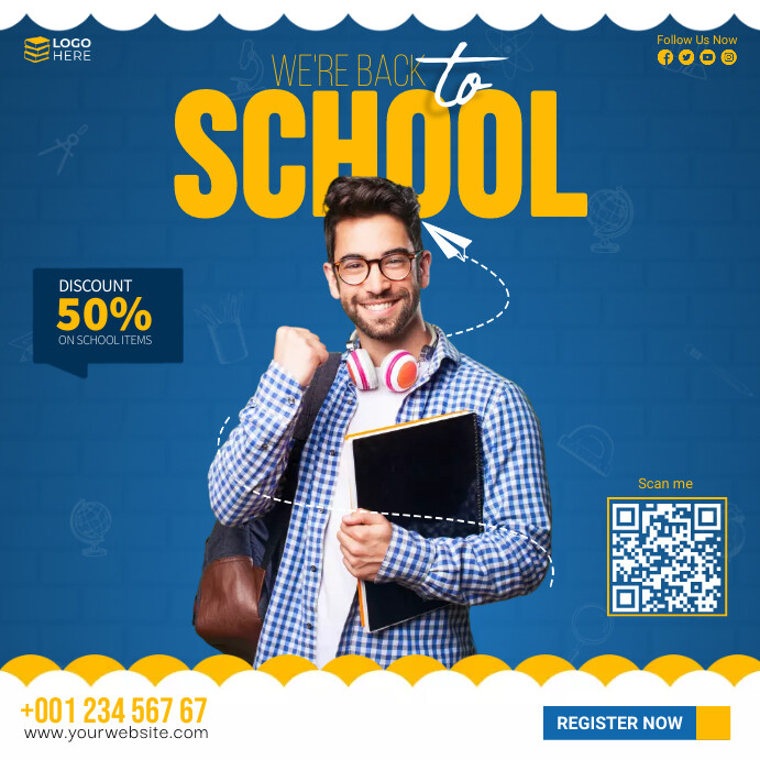 SCHOOL POSTER DESIGN Template | PosterMyWall