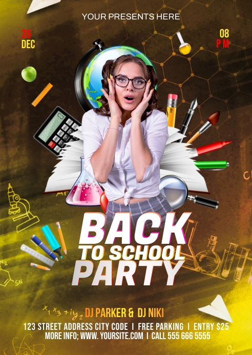 SCHOOL POSTER Template | PosterMyWall