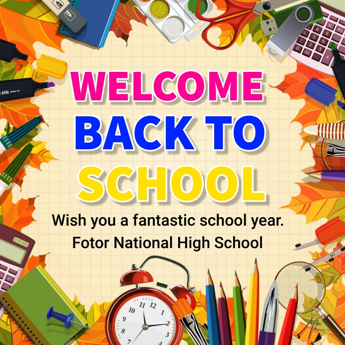 Copy of school poster | PosterMyWall