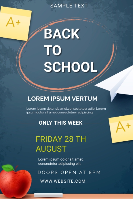 SCHOOL POSTER TEMPLATE (1) | PosterMyWall