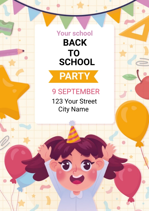 SCHOOL POSTER TEMPLATE | PosterMyWall