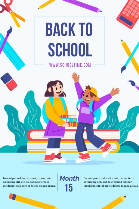 SCHOOL POSTER TEMPLATE | PosterMyWall