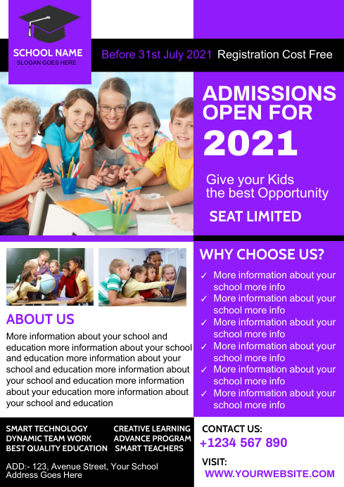 School Posters Template | PosterMyWall