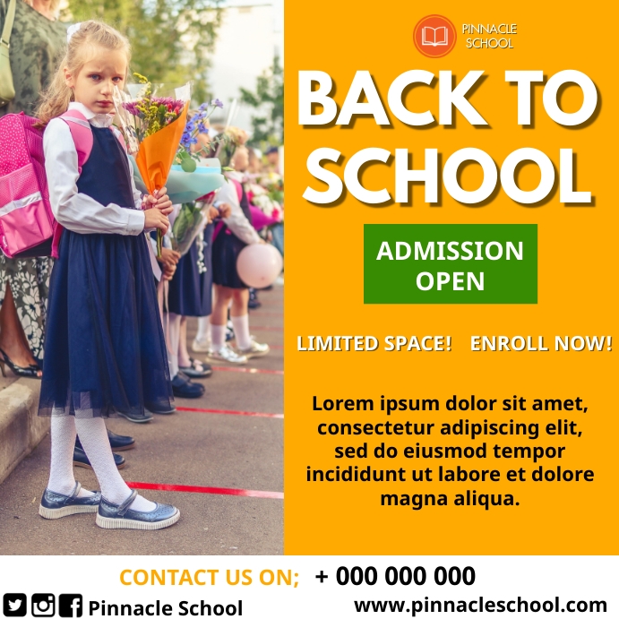 School Posters Template | PosterMyWall