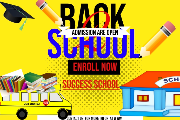 Poster Sekolah Templat | PosterMyWall