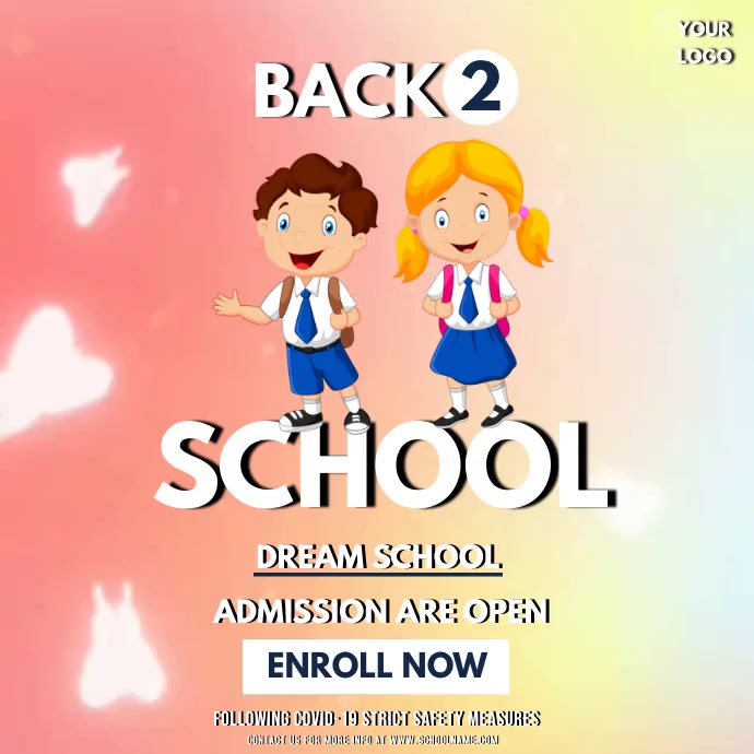 Copy of School posters template | PosterMyWall