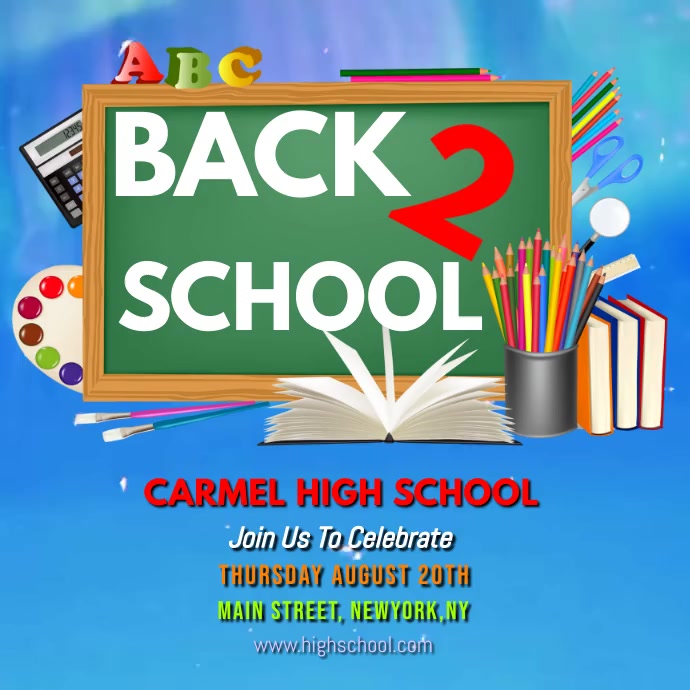 Templat Poster Sekolah | PosterMyWall